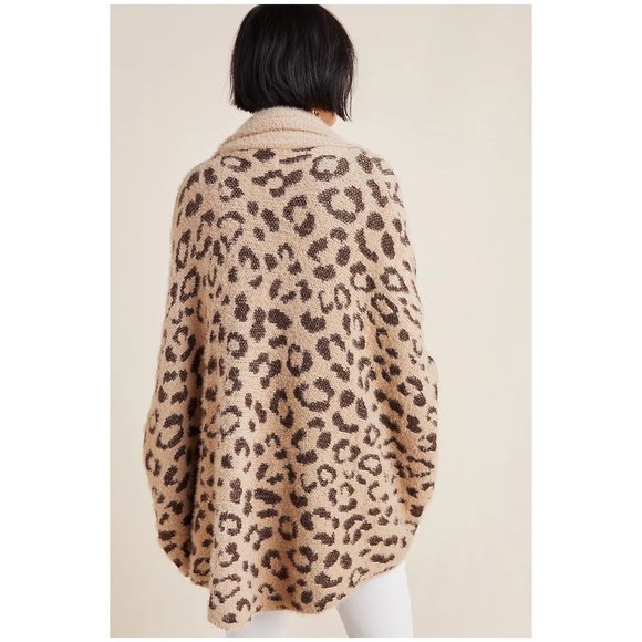 Anthropologie | Sweaters | Anthropologie Akemi Kin Louise Leopard Print ...